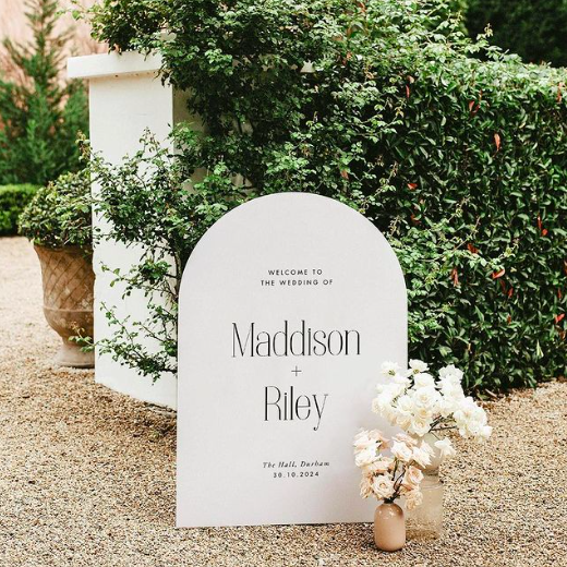 Welcome Signs – The Ivy Collection | Luxury Wedding Stationery